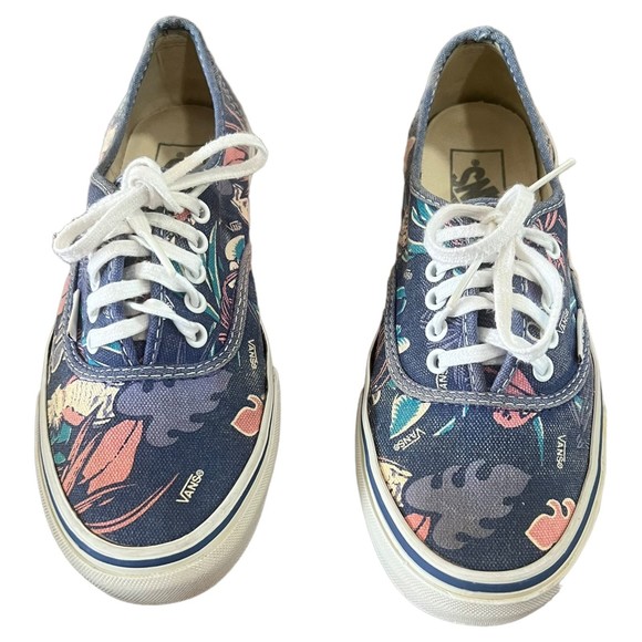 Vans | Shoes | Vans Authentic Van Doren Blue Parrot Trop Bird Skate ...